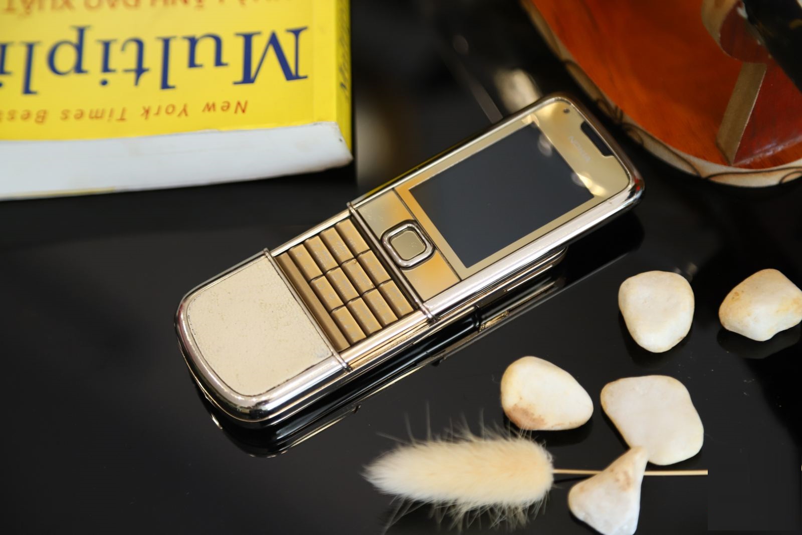 Điện Thoại Nokia 8800E Gold Arte Da Trắng Nguyên Bản 1G - Vertu Việt Nam