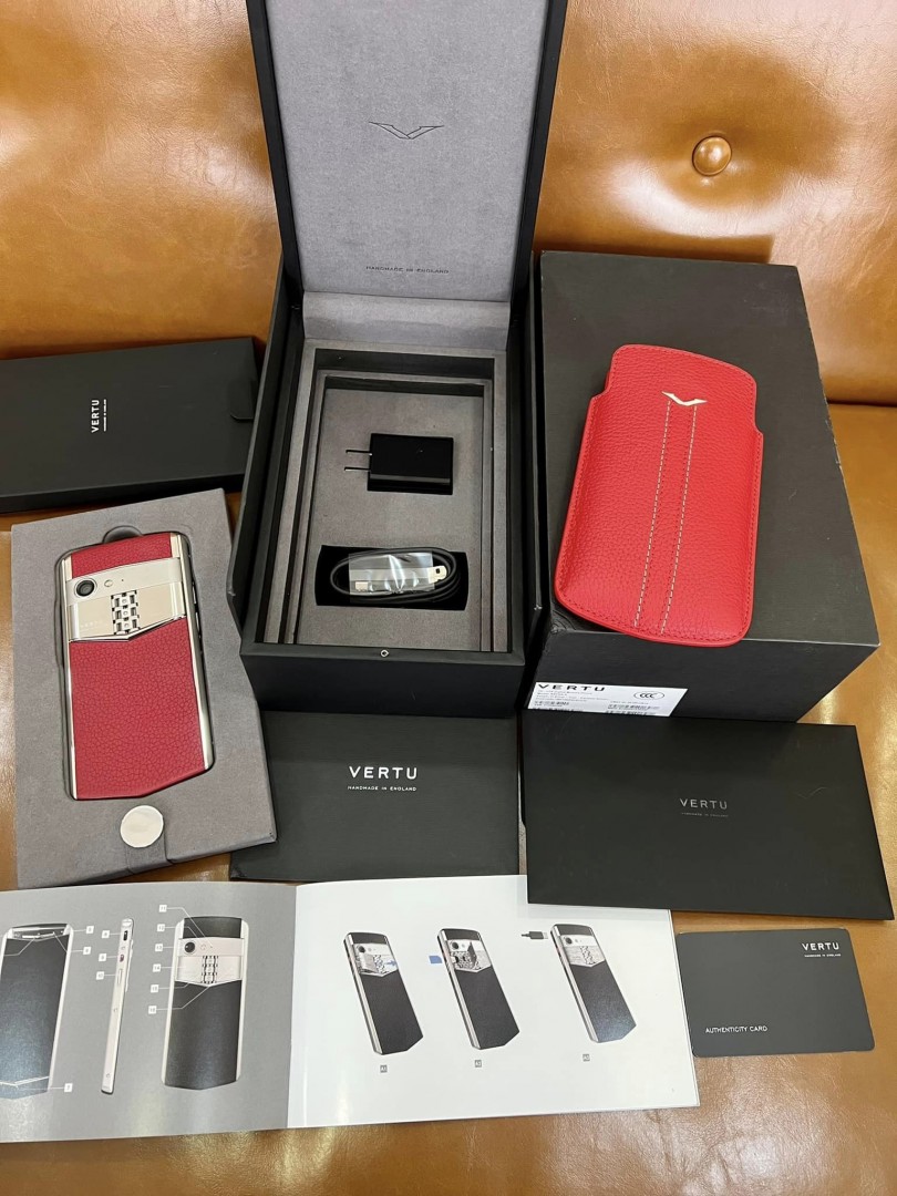 Điện thoại Vertu Aster P Red like new 99% - Vertu Việt Nam
